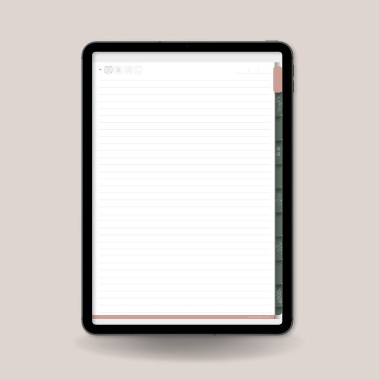 Caderno Digital Interativo 10 Abas [Vertical] – Para Tablet e Ipad ...